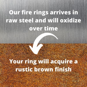 Personalized Heavy Duty Fire Ring Custom Backyard Fire Ring | Etsy