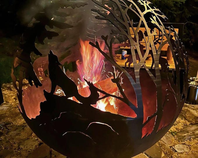 Hand Crafted Fire Pit/sculpture - Etsy Canada
