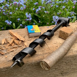Auger Survival Hand Drill Bushcraft Scotch Eye Auger - Etsy