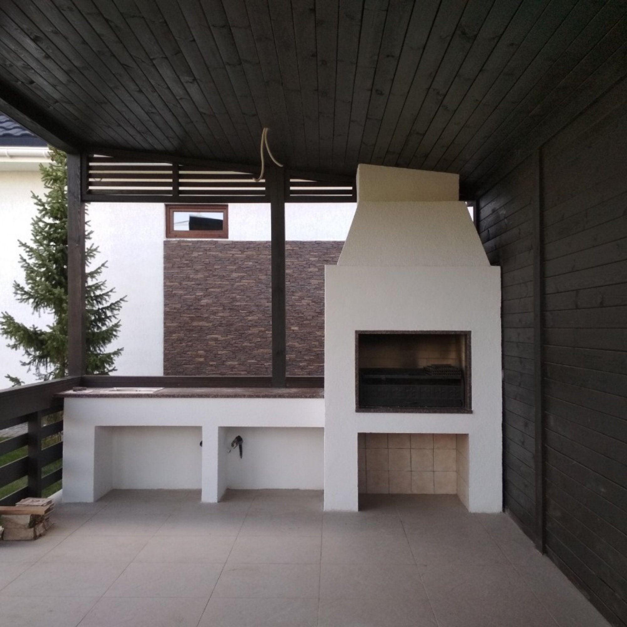 DIY BBQ With Grill Insert Outdoor Fire Pits Construction - Etsy