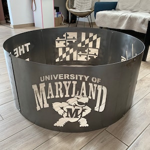 Custom Heavy Duty Metal Fire Pit Ring, Mystical Fire Ring, Personalized ...