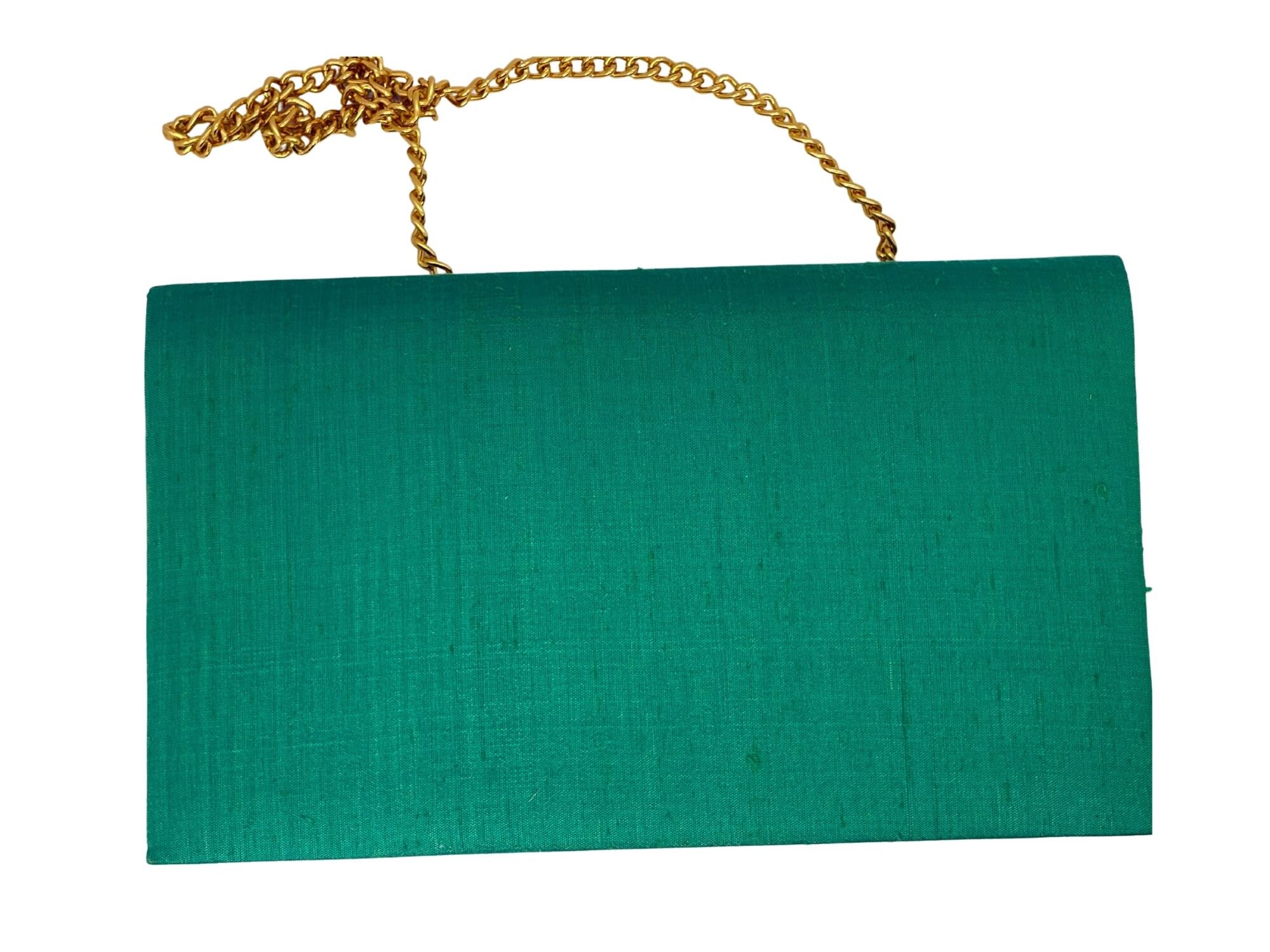 Green Evening Bag 1970s - Etsy UK