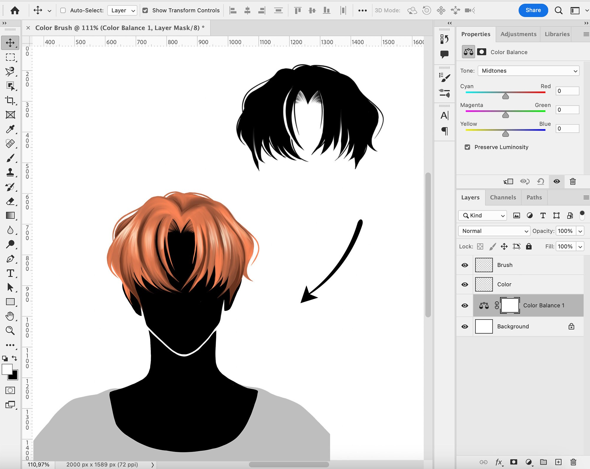 20 Photoshop Men Hairstyles Brushes, Adobe Fresco Men Hairdo Brushes ...