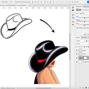 30 Photoshop Hats Brushes, Adobe Fresco Caps Brushes, Hat Stamp, Adobe ...