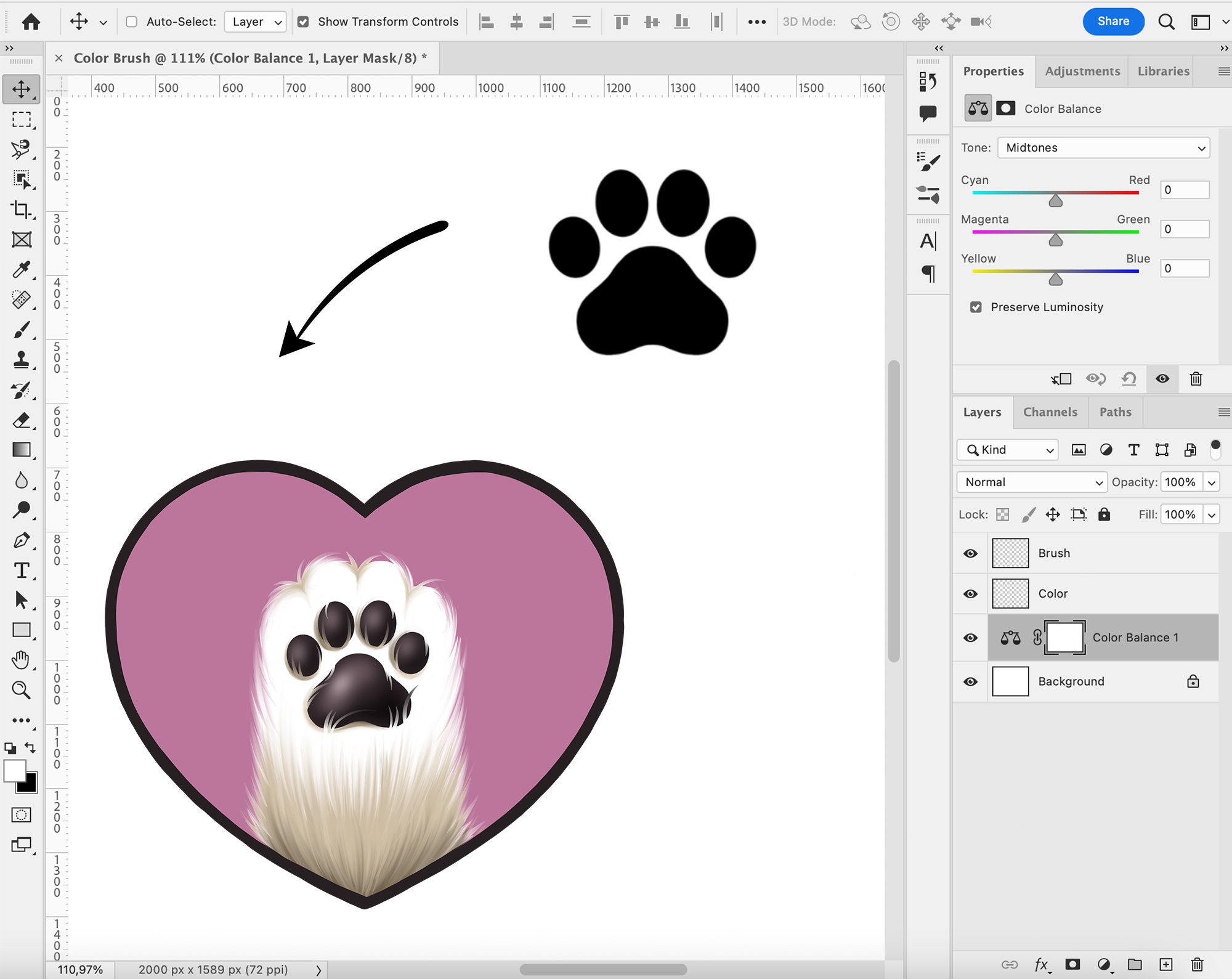 30 Photoshop Footprint Brushes, Adobe Fresco Footmark Brush, Footprints ...