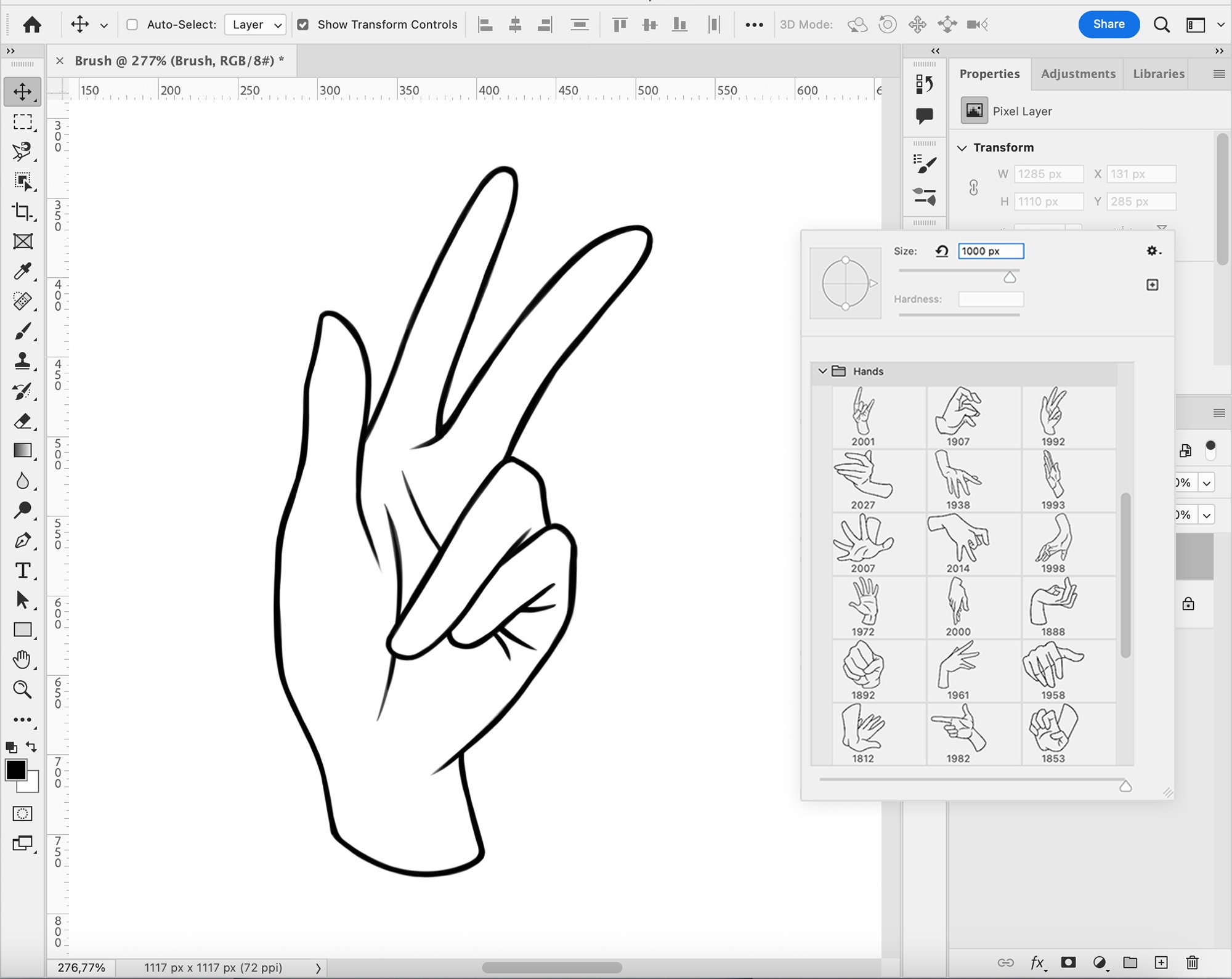 30 Photoshop Hands Brushes Adobe Fresco Palms Brushes - Etsy