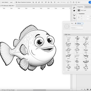 53 Photoshop Fishes Brushes Adobe Fresco Fishes Brush Fishes - Etsy