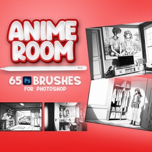 65 Photoshop Anime Room Brushes, Adobe Fresco Anime Room Brush, Room ...