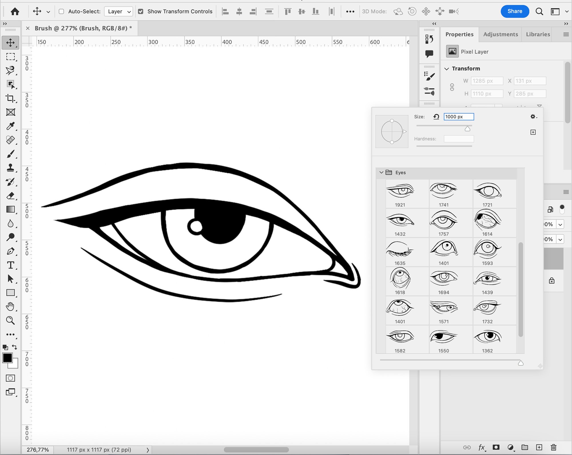 20 Photoshop Eyes Brushes, Adobe Fresco Eye Brush, Eyes Stamp, Adobe ...