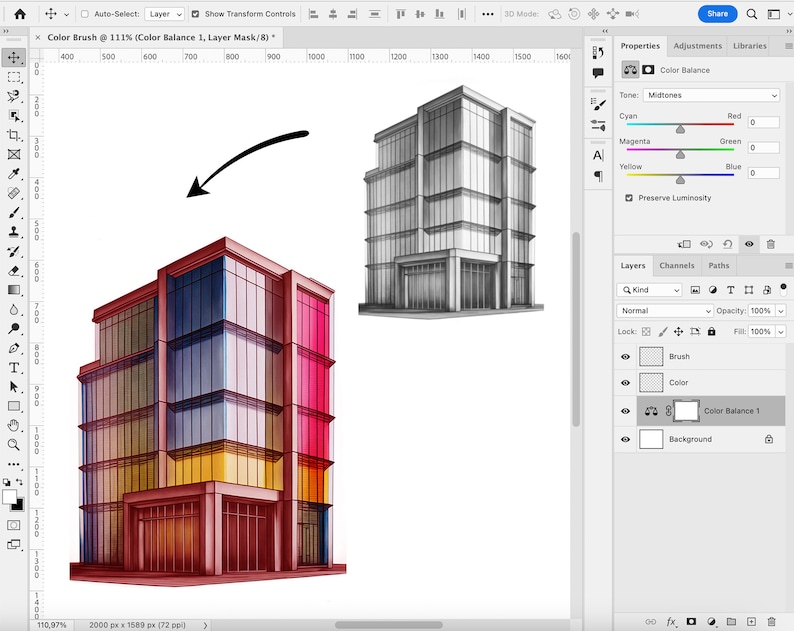 63 Photoshop Buildings Brushes, Adobe Fresco Buildings Brush, Buildings ...