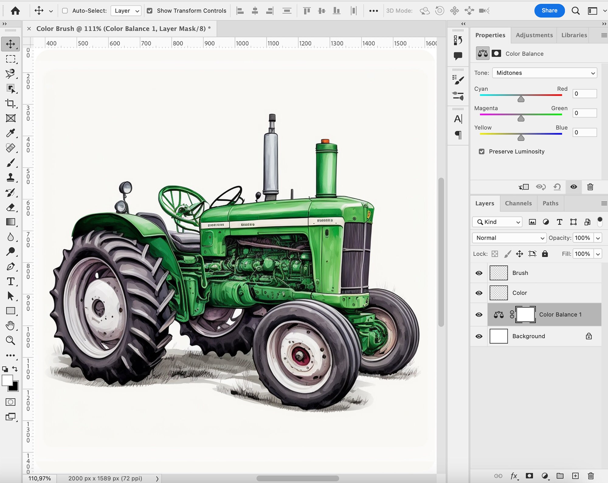 21 Photoshop Tractors Brushes, Adobe Fresco Tractors Brush, Tractors ...