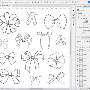 20 Photoshop Ribbons Brushes, Fresco Ribbons Brush, Band Stamp ...