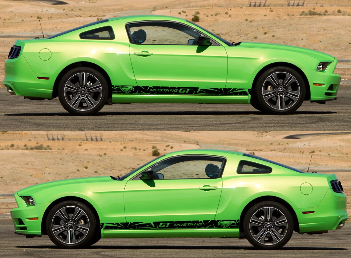 Sport Sticker Decal Side Door Stripes Compatible With Mustang Etsy