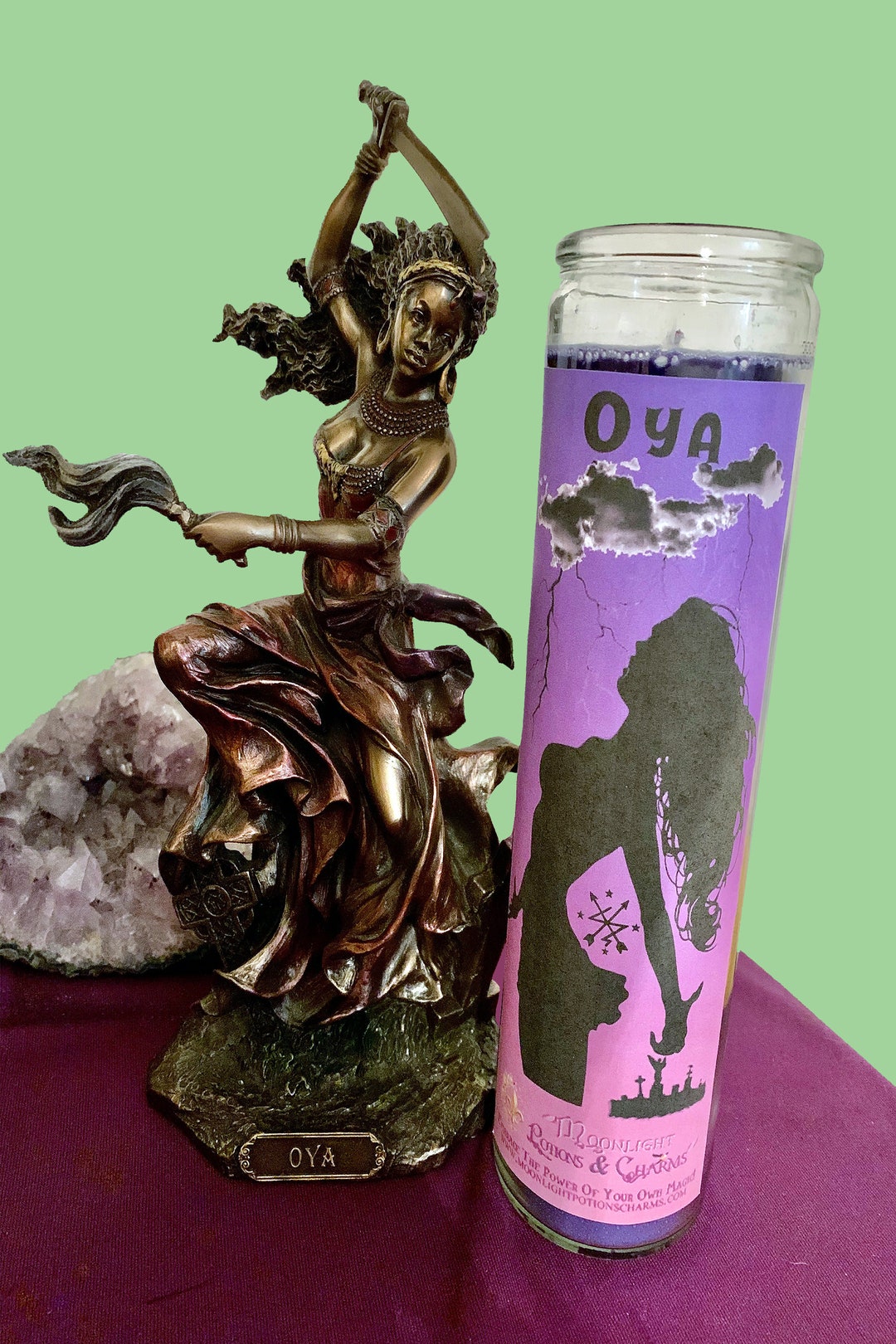Oya Prayer Candle - Etsy