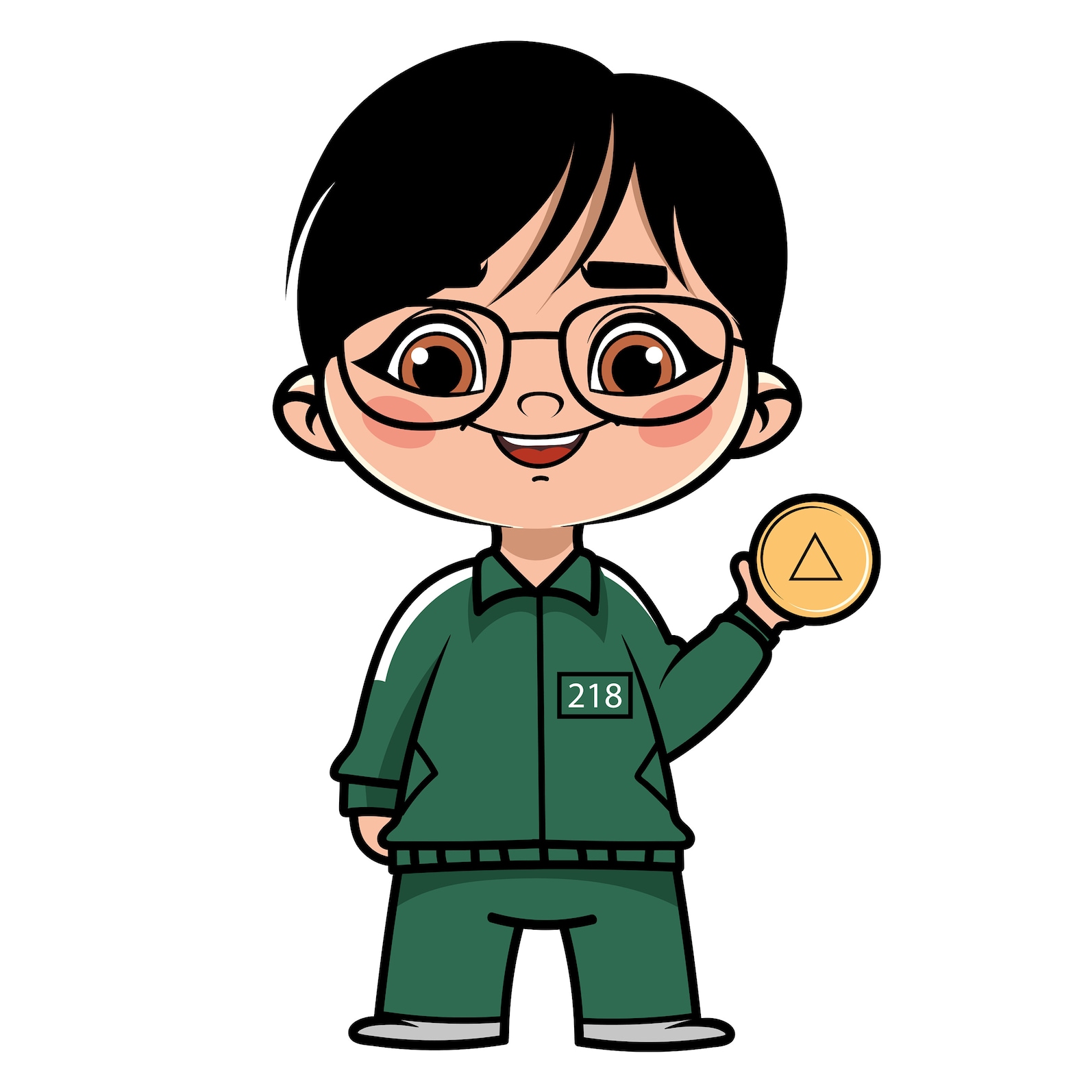 Squid Game clipart Set2 png Squid Game Digital File Squid | Etsy