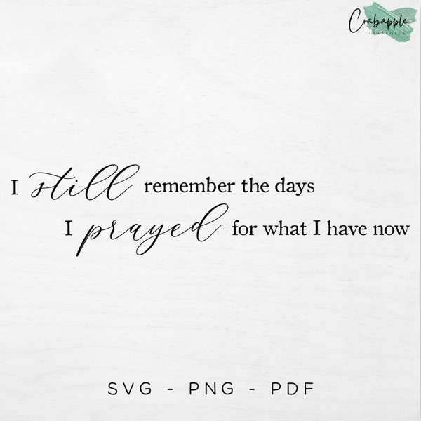 I Still Remember - Etsy