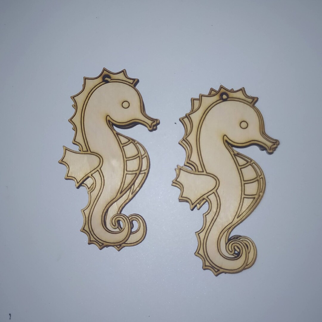 Hippocampus Fish Svg Lasercut File - Etsy