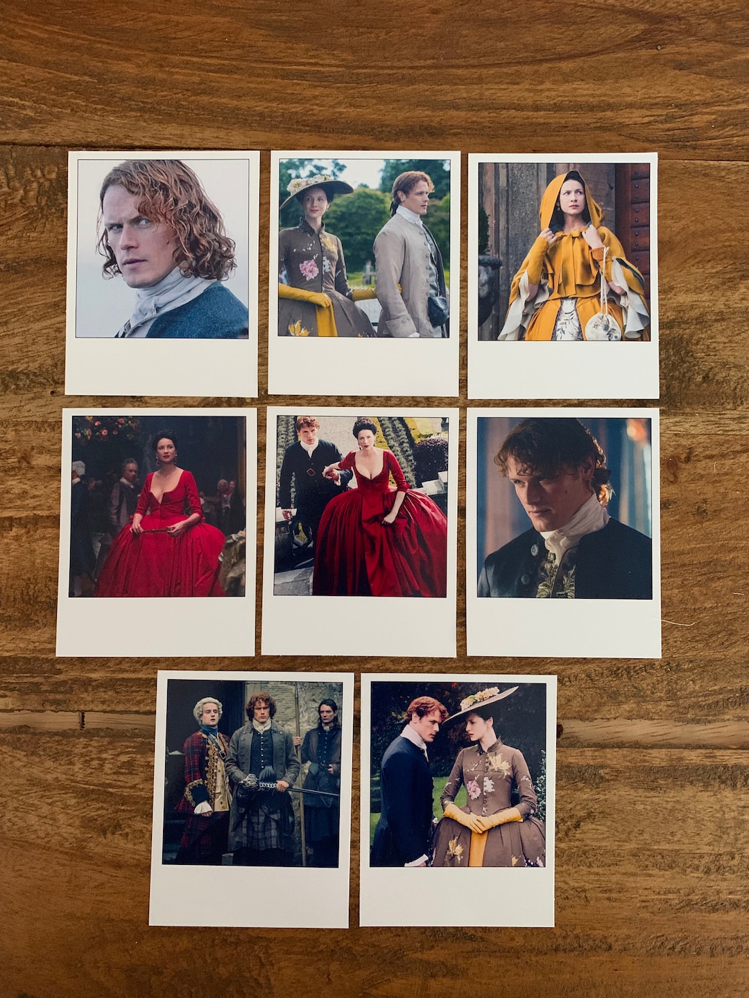 Clarie & Jamie - Outlander Polaroid - Pack 8 Photographs - Series ...