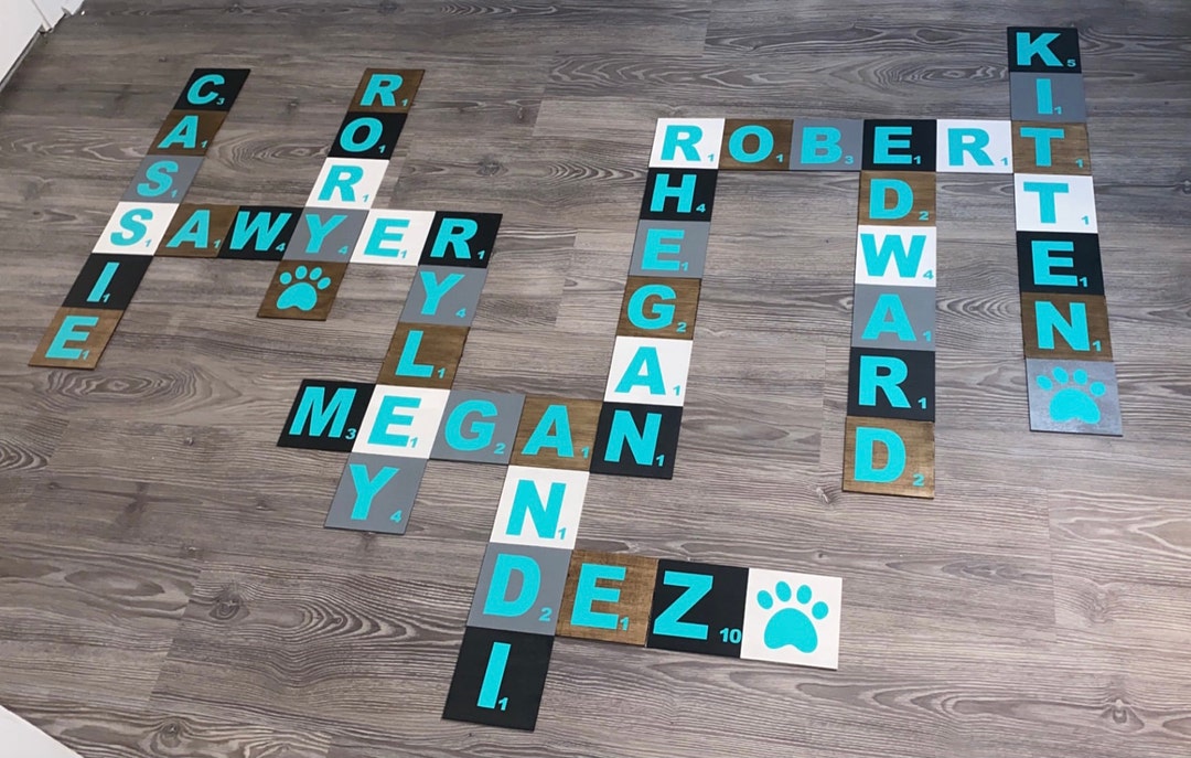 Scrabble Name Tiles - Etsy