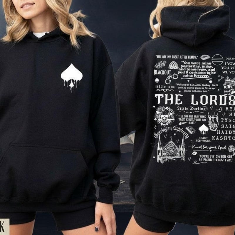 Lords Series Book Hoodie - Etsy