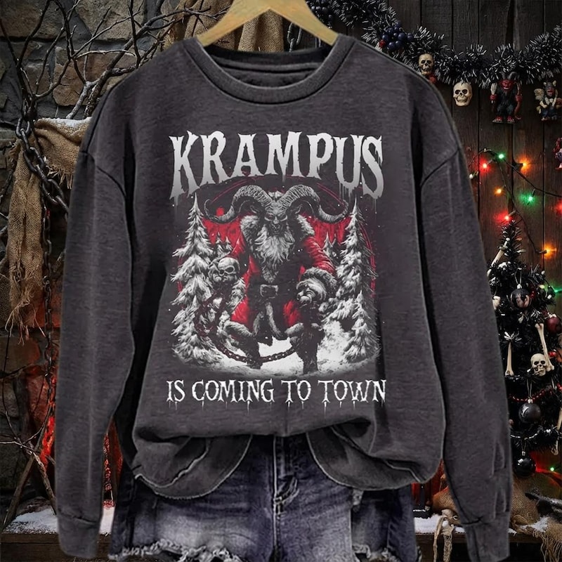 Krampus Sweater - Etsy