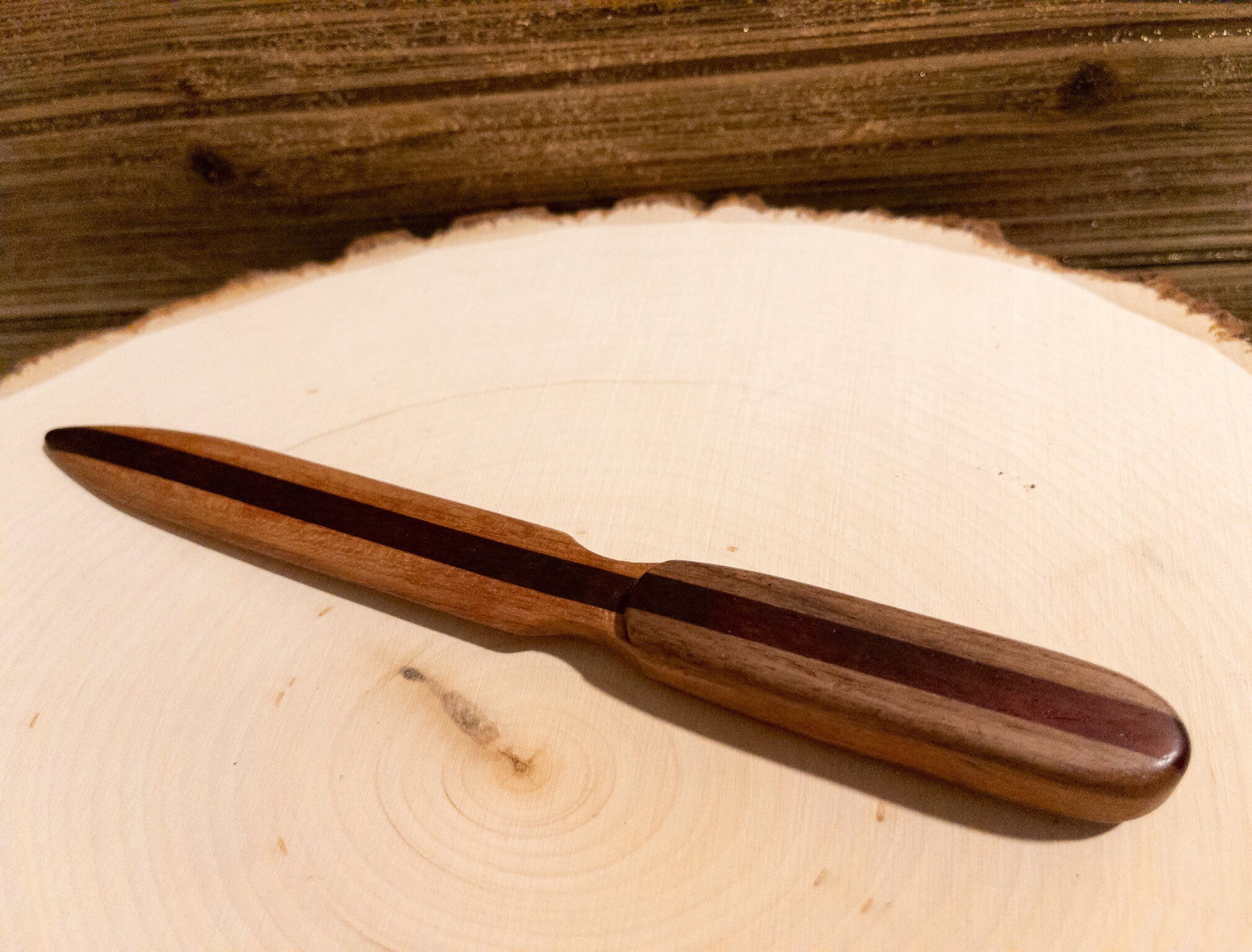 Handcrafted Wood Letter Opener - Etsy.de