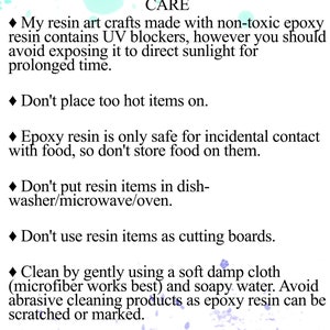 Luxury Geode Resin Light Blue and White Decorative Set of Tray and ...