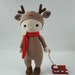 Crochet Pattern the Christmas Reindeer PDF PDF Pattern Crochet Deer ...