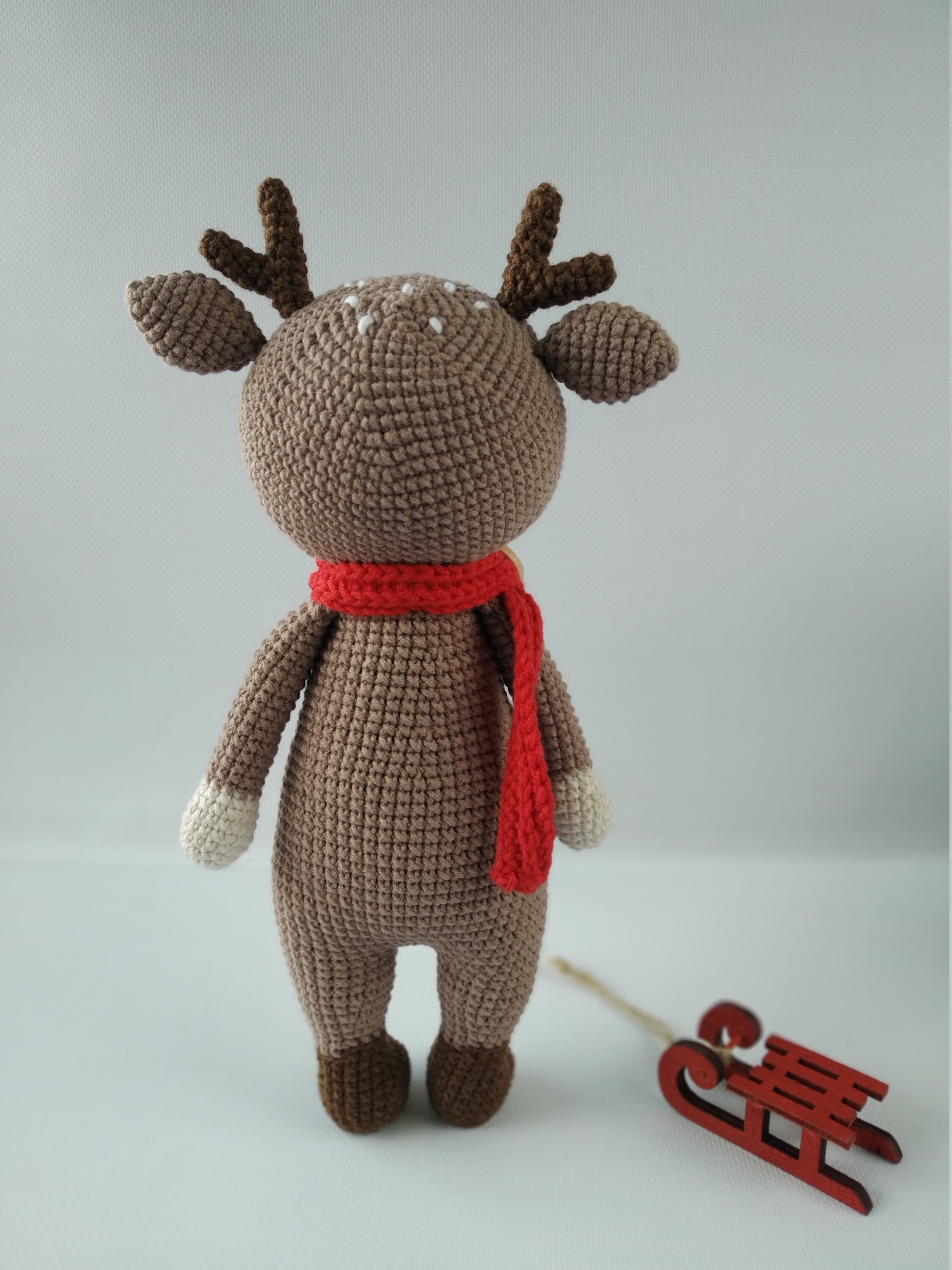 Crochet Pattern the Christmas Reindeer PDF PDF Pattern Crochet Deer ...