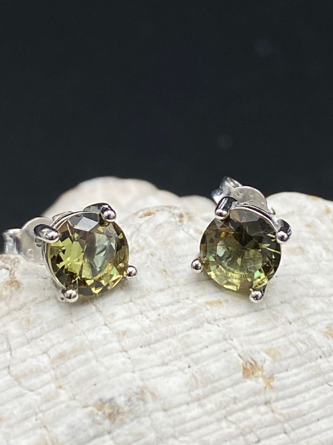 Handmade Natural Stone Earring, 925 Sterling Silver Women Earrings ...