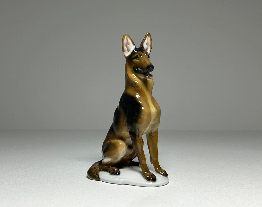 Rare Rosenthal Theodor Kärner German Shepherd Figurine, Rosenthal ...