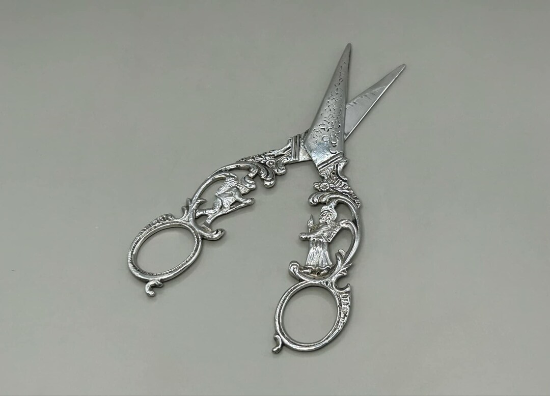 Antique Dutch Figural Grape Scissors, Dutch J.w.korthagen, Amsterdam ...