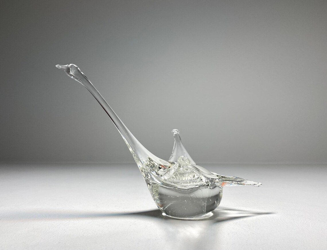 Humppila Finnish Glass Bird Paperweight Humppila Finland - Etsy