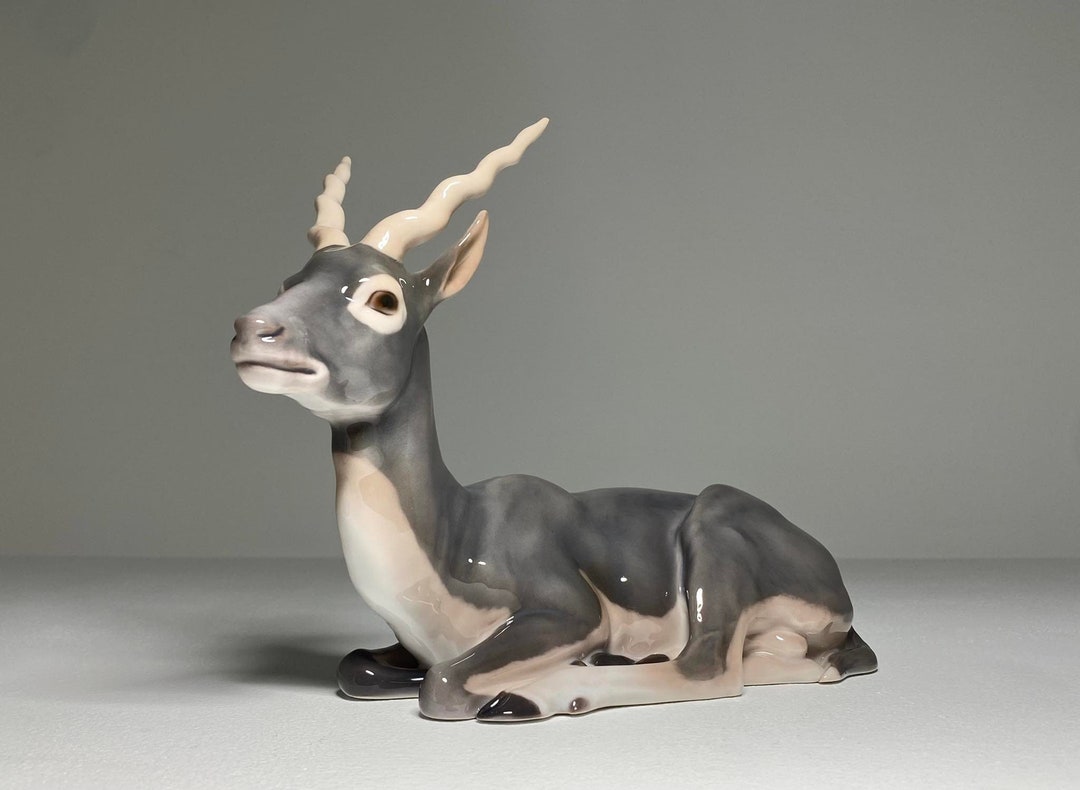 Bing and Grondahl Figurine #1693 'antelope', Bing and Grondahl Impala ...