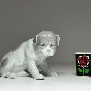 Gebrüder Heubach Porcelain Figurine, Gebruder Heubach Dog Figurine ...
