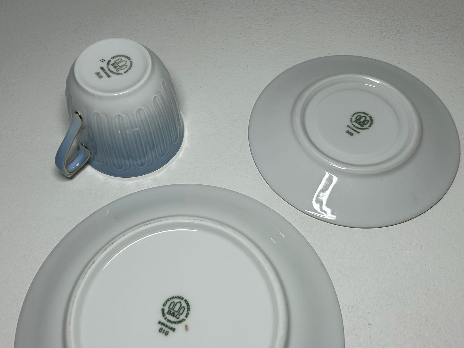 Bing and Grondahl Blue Ballerina Porcelain Coffee Set, Bing & Grøndahl ...