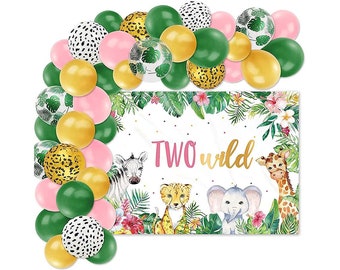 Two Wild Backdrop - Etsy