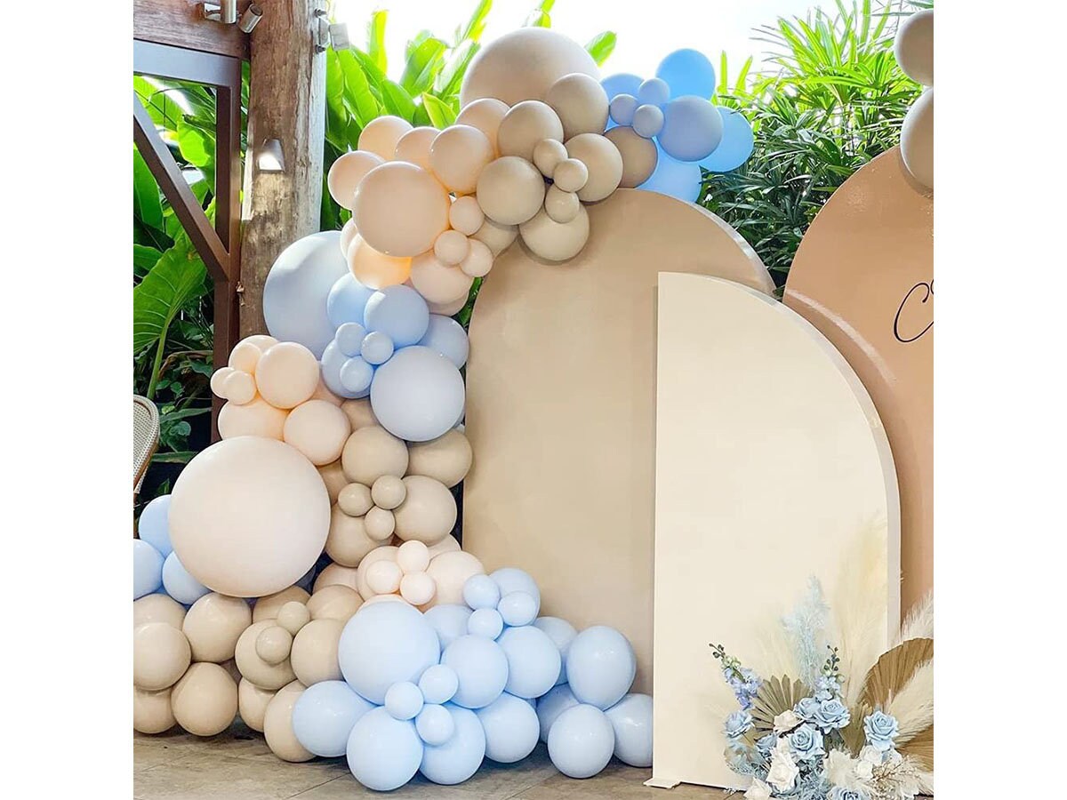Baby Blue Balloons Garland Kit Pastel Light Arch Different - Etsy