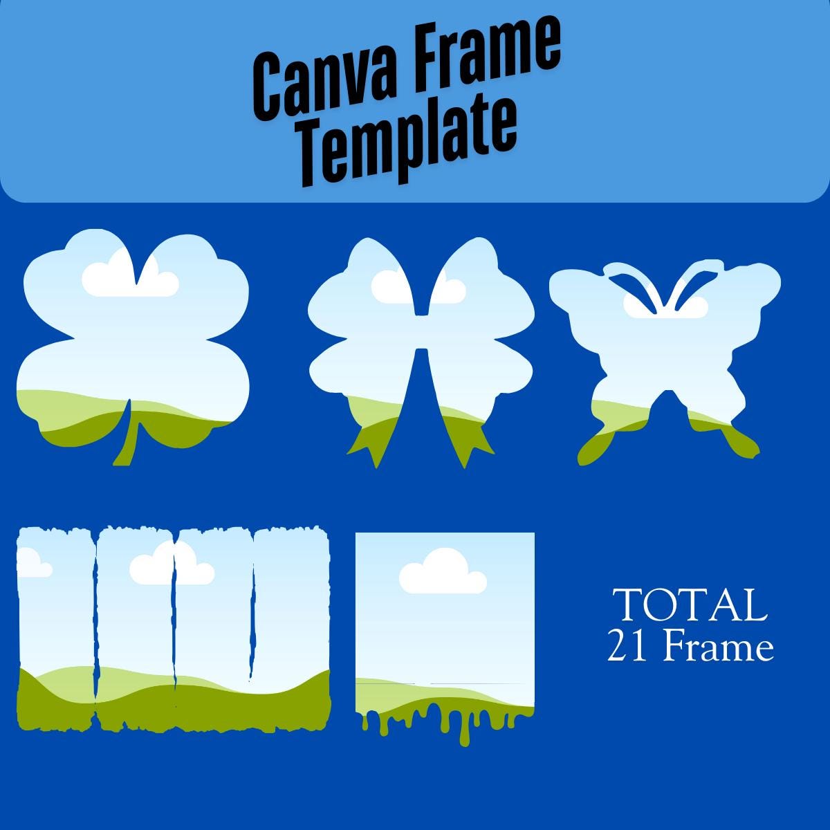 Editable Canva Frame Template | Instagram Post Frame | Social Media ...