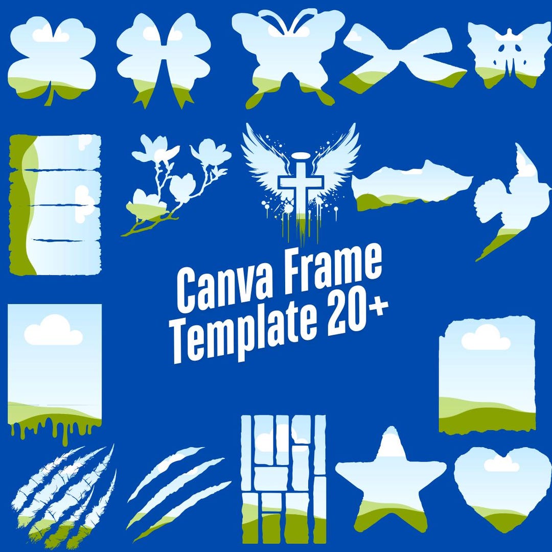 Editable Canva Frame Template | Instagram Post Frame | Social Media ...