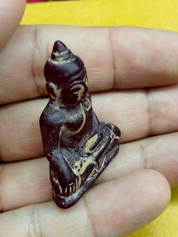 Art & Collectibles Antique Purple Stone Carved Standing Buddha statue ...