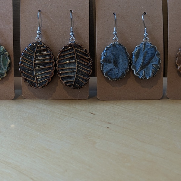 Pottery Earrings - Etsy