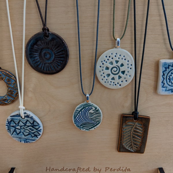 Ceramic Pendant - Etsy