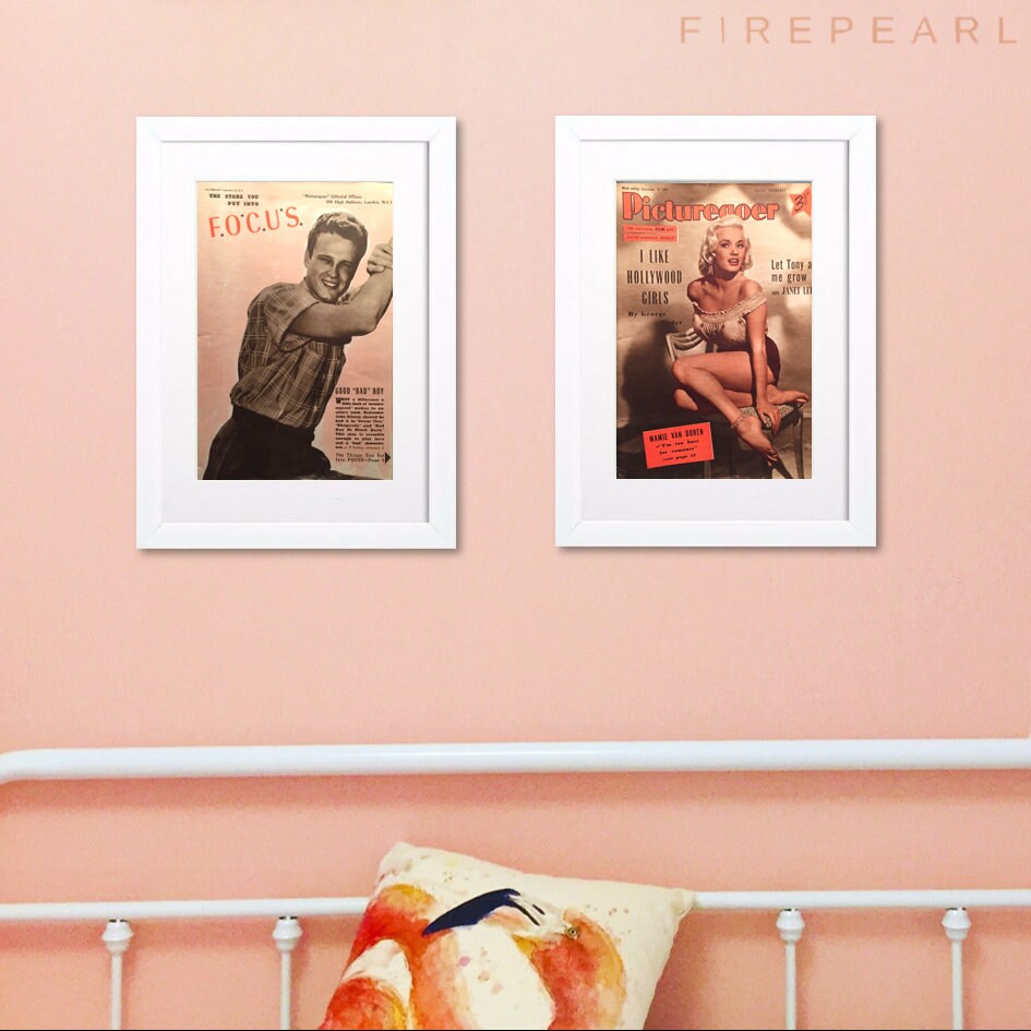 Original Poster / Male Pin-up Picture / Vintage / Mid Century Hollywood ...