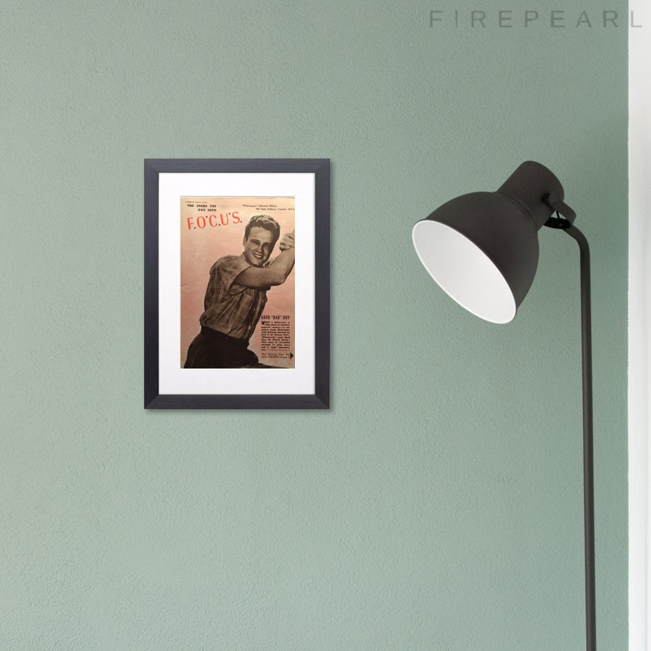 Original Poster / Male Pin-up Picture / Vintage / Mid Century Hollywood ...