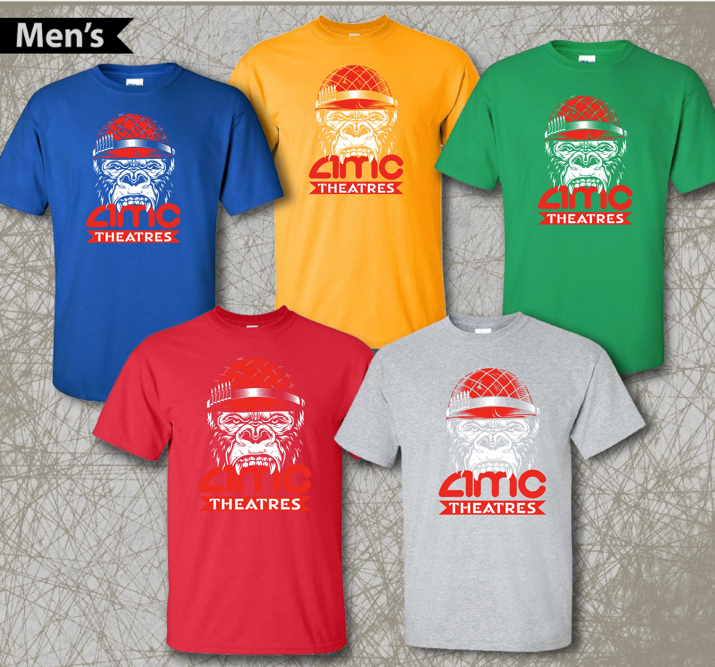 Amc Ape Theatre Round Neck T Shirt AMC Shirt Gift For Him | Etsy