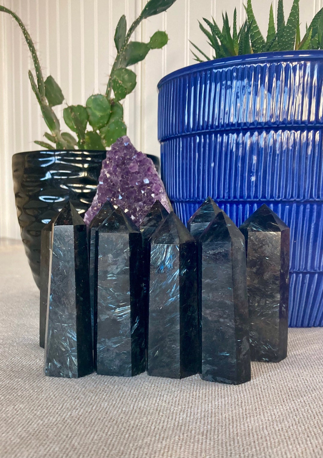 Natural Astrophyllite Aka Arfvedsonite Tower Point Crystal - Etsy