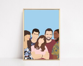Nick Miller Wall Art - Etsy
