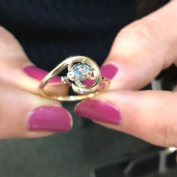 Turtle Ring - Etsy