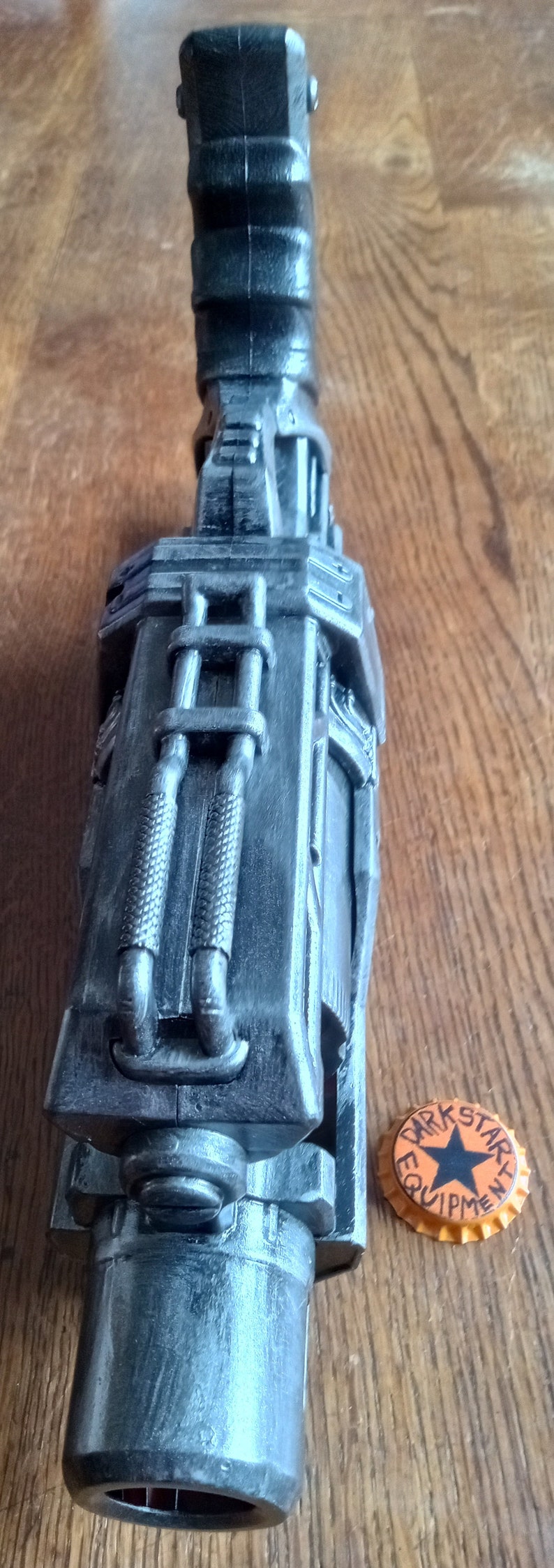 Cyberpunk Post Apocalyptic Themed Revolver Blaster Pistol Prop With ...